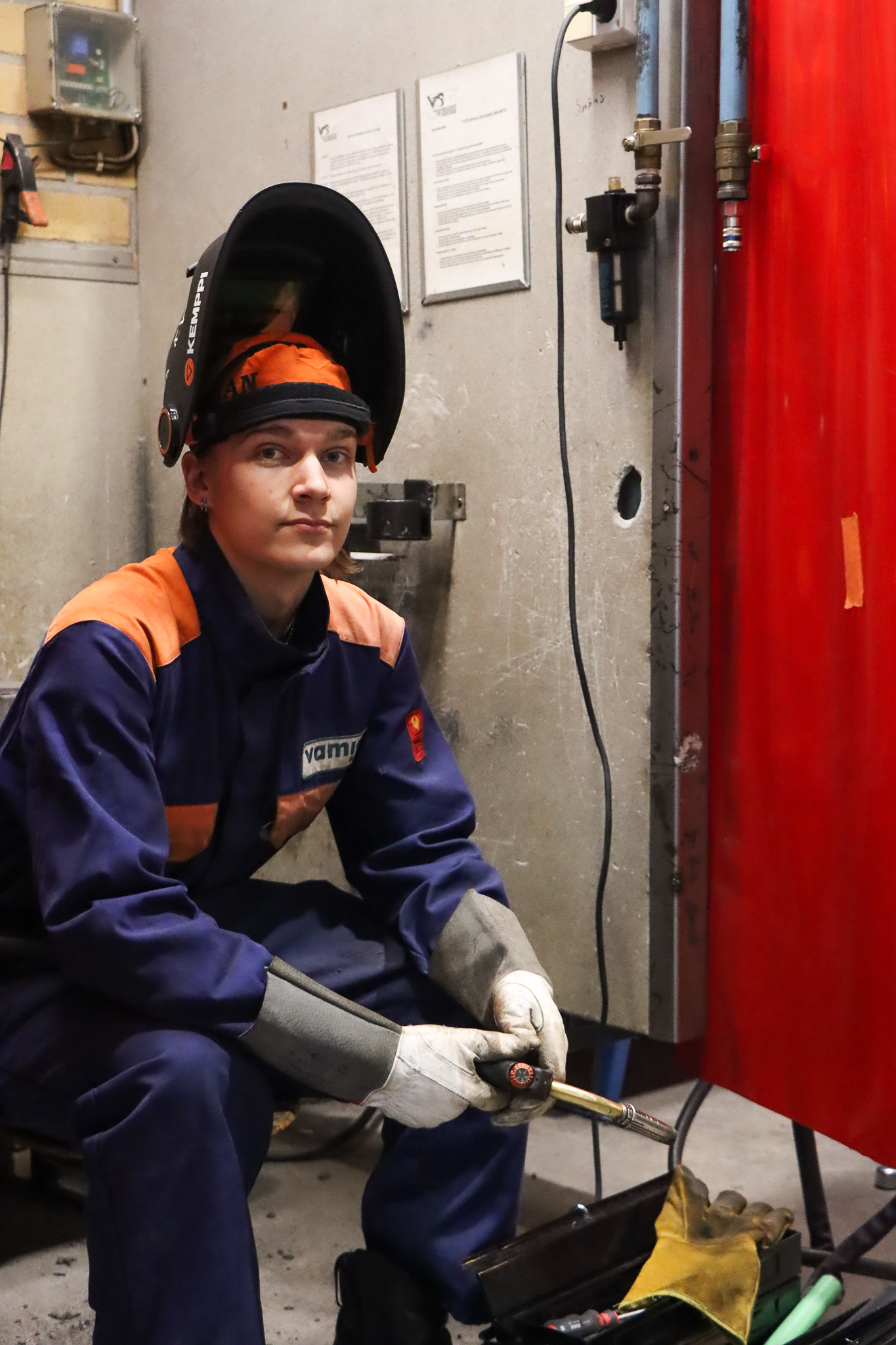 Adam Kontiokari mukana hitsauksen SM-finaalissa - Vamia